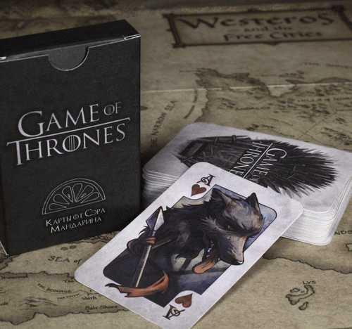 Игральные карты "Игра Престолов / Game of Thrones"