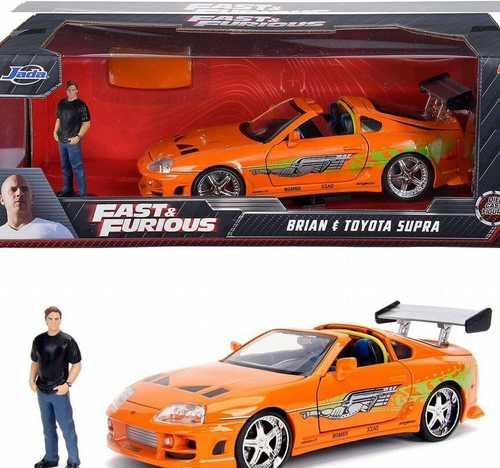 1:24 модель и фигурка Toyota Supra