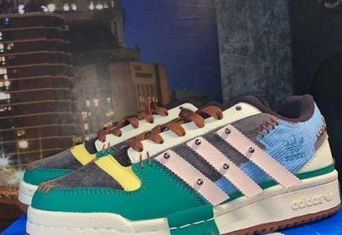 Женские кроссовки Adidas Forum exhibit low вельвет