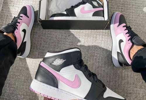 Кроссовки Nike Air Jordan 1 Mid "Arctic Pink”