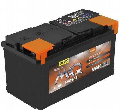 75Ah Аккумулятор 12В 6ст-75.0 Power Maq 600A