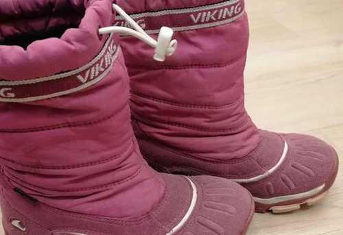 Зимние ботинки викинги для девочек 31размер