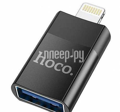 Hoco UA17 OTG USB 2.0 - Lightning Black 693147