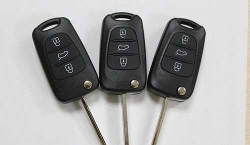 Корпус ключа выкидной Kia 3 кнопки