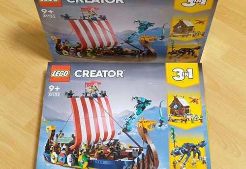 Новый Lego 31132 Creator Корабль Викингов