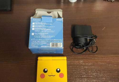 Gameboy advance sp в корпусе пикачу