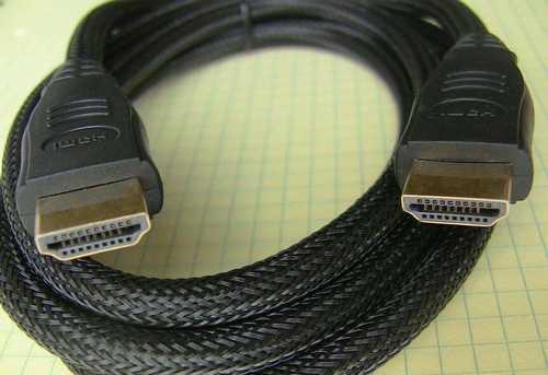 Hdmi кабель в оплётке 3м