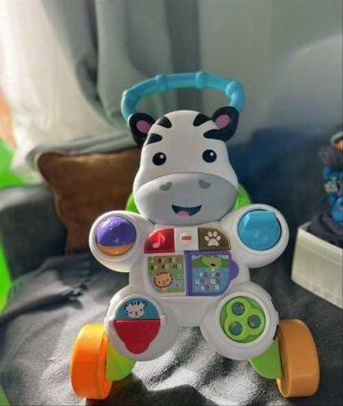 Ходунки игрушка fisher price зебра