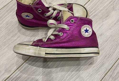 Кеды на девочку converse 26 р