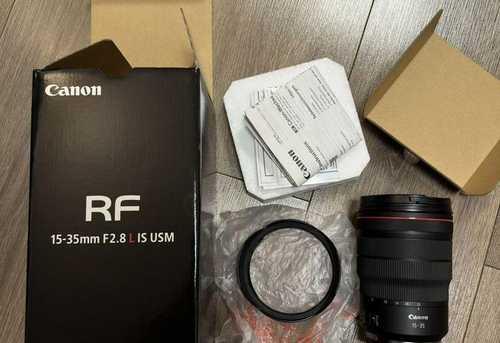 Объектив Canon RF 15-35mm f/2.8L IS USM