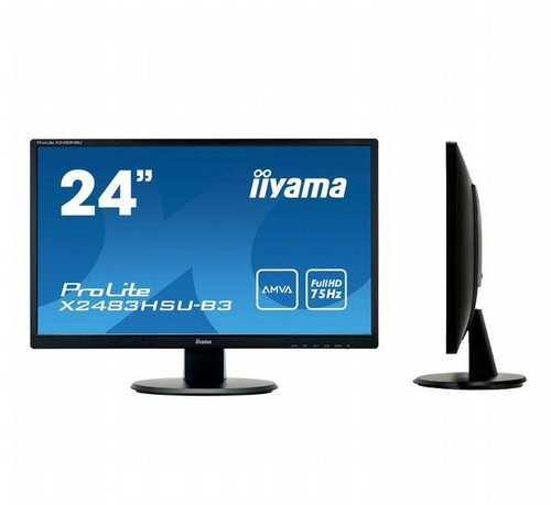 Монитор Iiyama 24" FullHD 75Hz