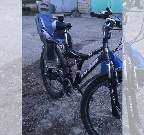 Детское велокресло на багажник