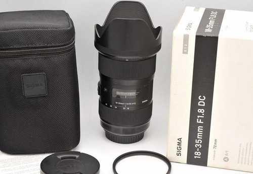 Sigma 18-35 1.8 DC ART Canon