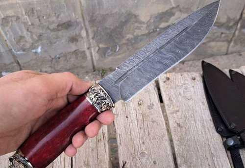 Нож "Саблезуб "сталь дамаск