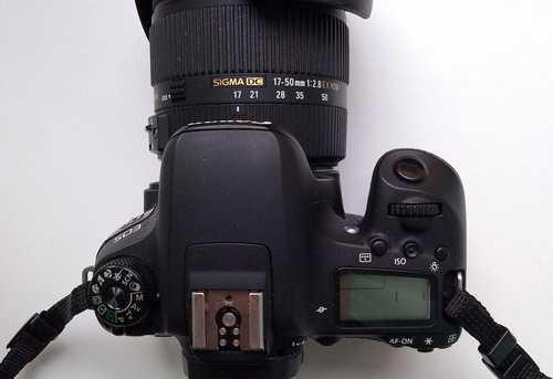 Canon eos 77d sigma 17 50 f2.8