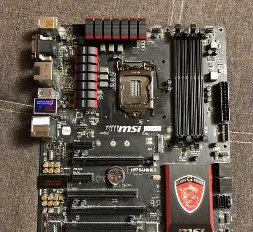 Материнская плата MSI h97 gaming