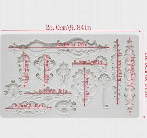 Фотоэлектрическая форма для украшения тортов