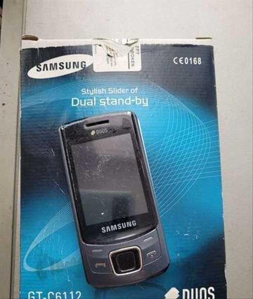Кнопочный мобильный телефон Samsung GT-C6112