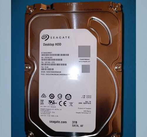 Жесткий диск HDD seagate 3Tb