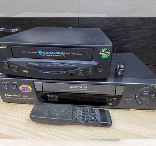 Видеомагнитофон VHS Panasonic и Daewoo под ремонт