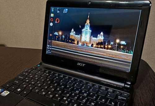 10.1" Acer Aspire One D257, 250 ГБ, Atom N455, RAM 1 ГБ, Intel GMA X3150