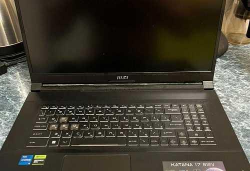 Игровой ноутбук 17.3" MSI Katana B12VFK-463XRU, 512 ГБ, Core i5-12450H, RAM 16 ГБ, GeForce RTX 4060 8 ГБ