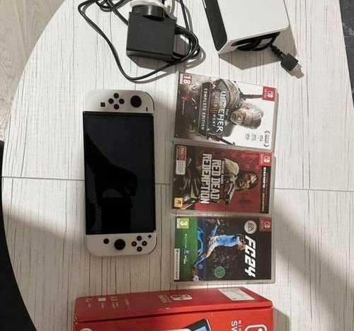 Nintendo switch oled с играми