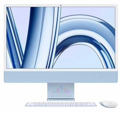 iMac 24 M3 (8/10cores) /8Gb/512Gb Blue (mqrr3)