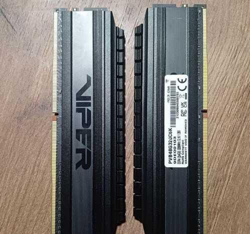 Оперативная память ddr4 8gb 3200 kingston viper