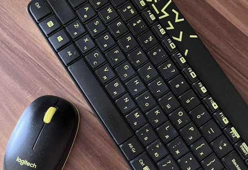 Клавиатура +мышь logitech МК240 mini