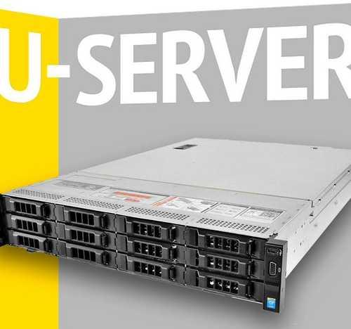 Сервер для 1С Dell R730XD 12LFF 2*2697Av4 64G H730pm 2*750W 2с EMC PowerEdge R730XD 2U Б/У