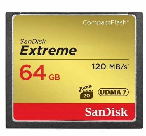 SanDisk Extreme CompactFlash 64 Г sdcfxsb-064G-G46