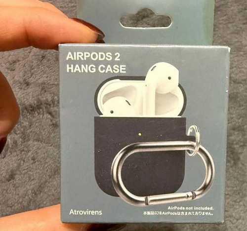 Силиконовый кейс для наушников AirPods 2