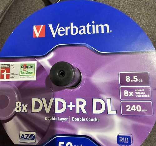 Verbatim DVD+ R DL 8.5 Гб