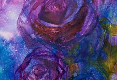 Интерьерная картина - Розы- акварель