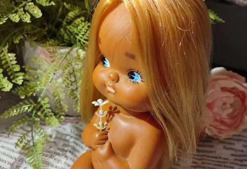 Кукла винтаж Гавайская пляжница Япония 70-е 19см