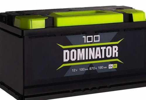 Аккумулятор автомобильный Dominator 100Ач обр.пол