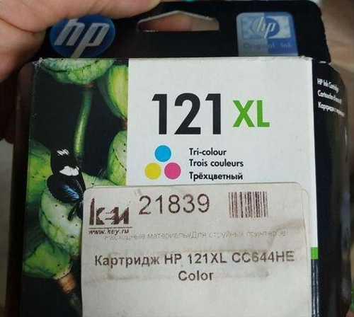Картридж HP 121 XL Color (cc644he)