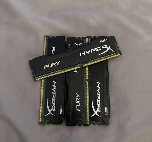 Оперативная память hyperx fury ddr4 16gb 2666