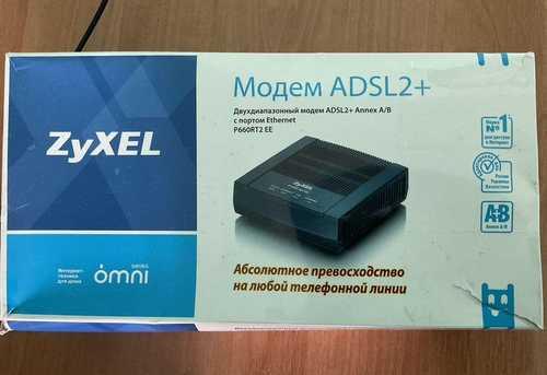 Модем-adsl zyxel adsl2+ двухдиапазонный