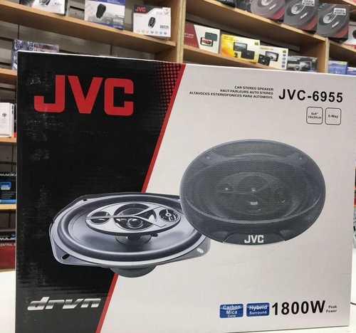 Автомобильные колонки 6 9 JVC 1800W