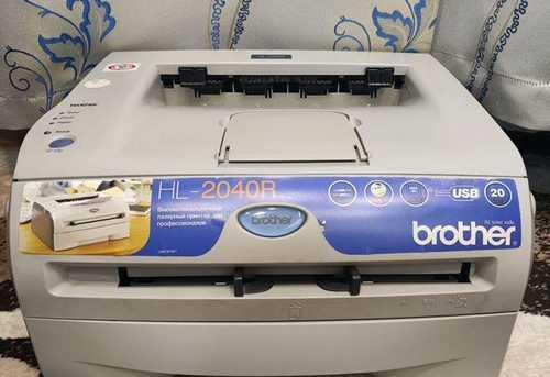 Принтер лазерный brother 2040R