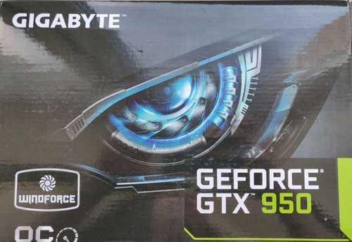 Nvidia GTX 950 Gigabyte GV-N950WF2OC-2GD