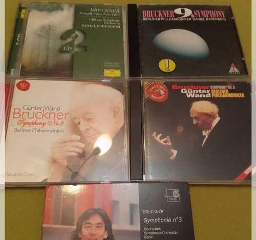 Cd диски классическая музыка bruckner фирменные