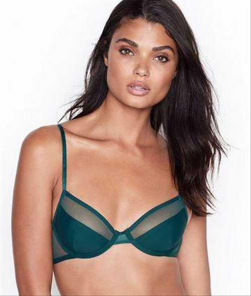 Роскошный бюстгальтер Unlined Mesh Demi Bra