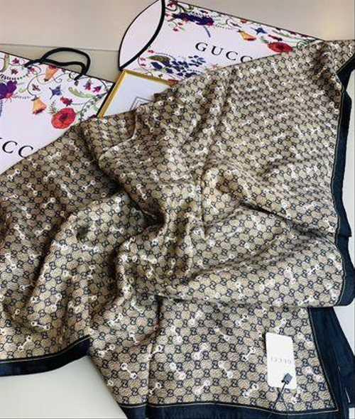 Платок шерстяной Gucci 90