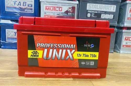 Аккумулятор Unix Pro 75 750А Доставка
