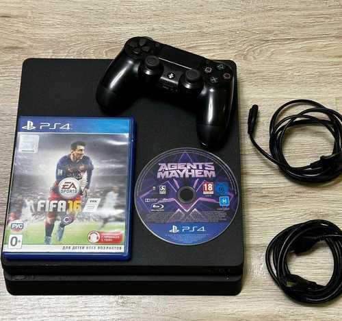 Sony Playstation 4 Slim 1TB   3 игры