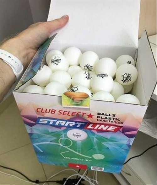 Мячи для настольного тенниса 120 шт Club Select 1