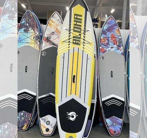 SUP доска-каяк 2 В 1 raidex aloha yello 10.6’ (320